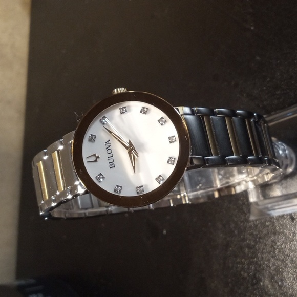 Bulova | Accessories | Authentic Brand New Womens Bulova Futuro Diamond ...